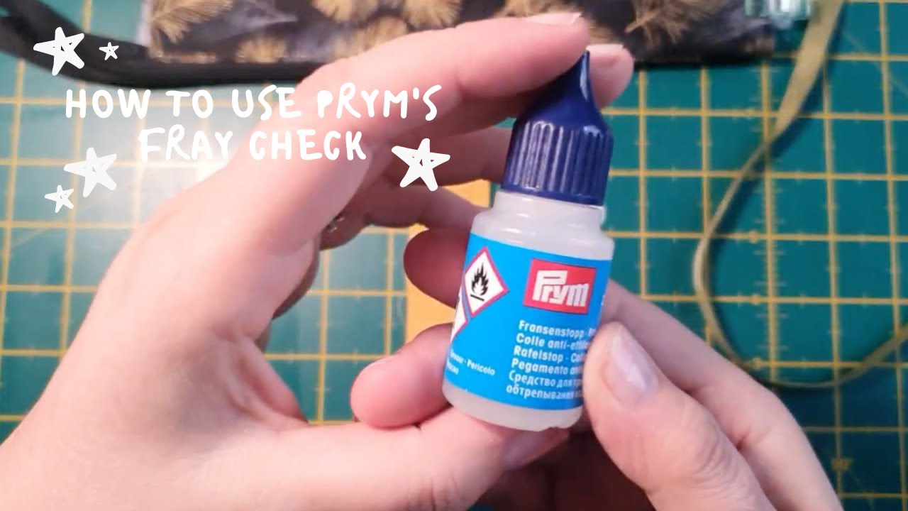 How to use Prym's Fray Check - Always Knitting & Sewing - YouTube