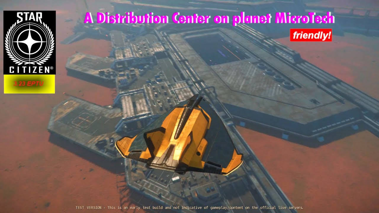 Star Citizen - A Distribution Center on MicroTech (3.23 EPTU), 4K - YouTube
