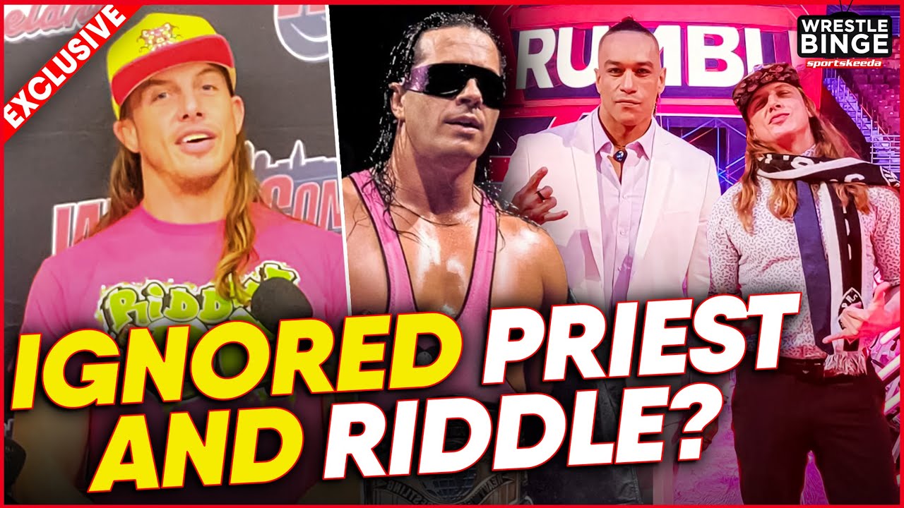 Matt Riddle says Bret Hart ignored him - YouTube