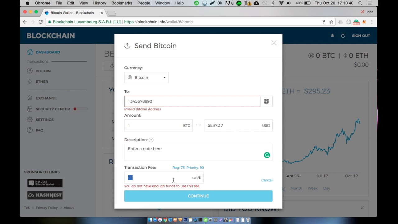 How to Send and Recieve Transactions in Your Blockchain.info Wallet ...