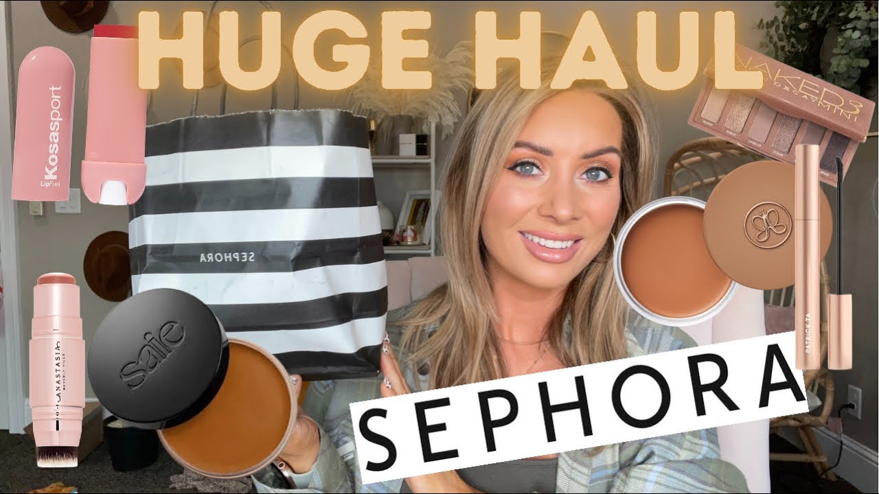 HUGE SEPHORA HAUL | NEW IN MAKEUP - YouTube