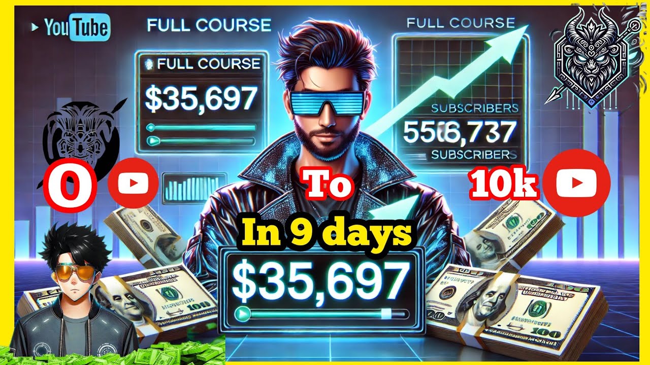 How To Start A YouTube Channel In 2025 FULL COURSE। Youtube Algorithm 2025। grow youtube in 2025 ...
