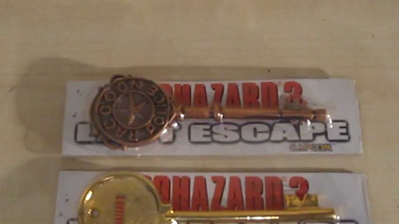 Resident Evil / Biohazard 3 Promo Keys Replicas Police Department, very ...