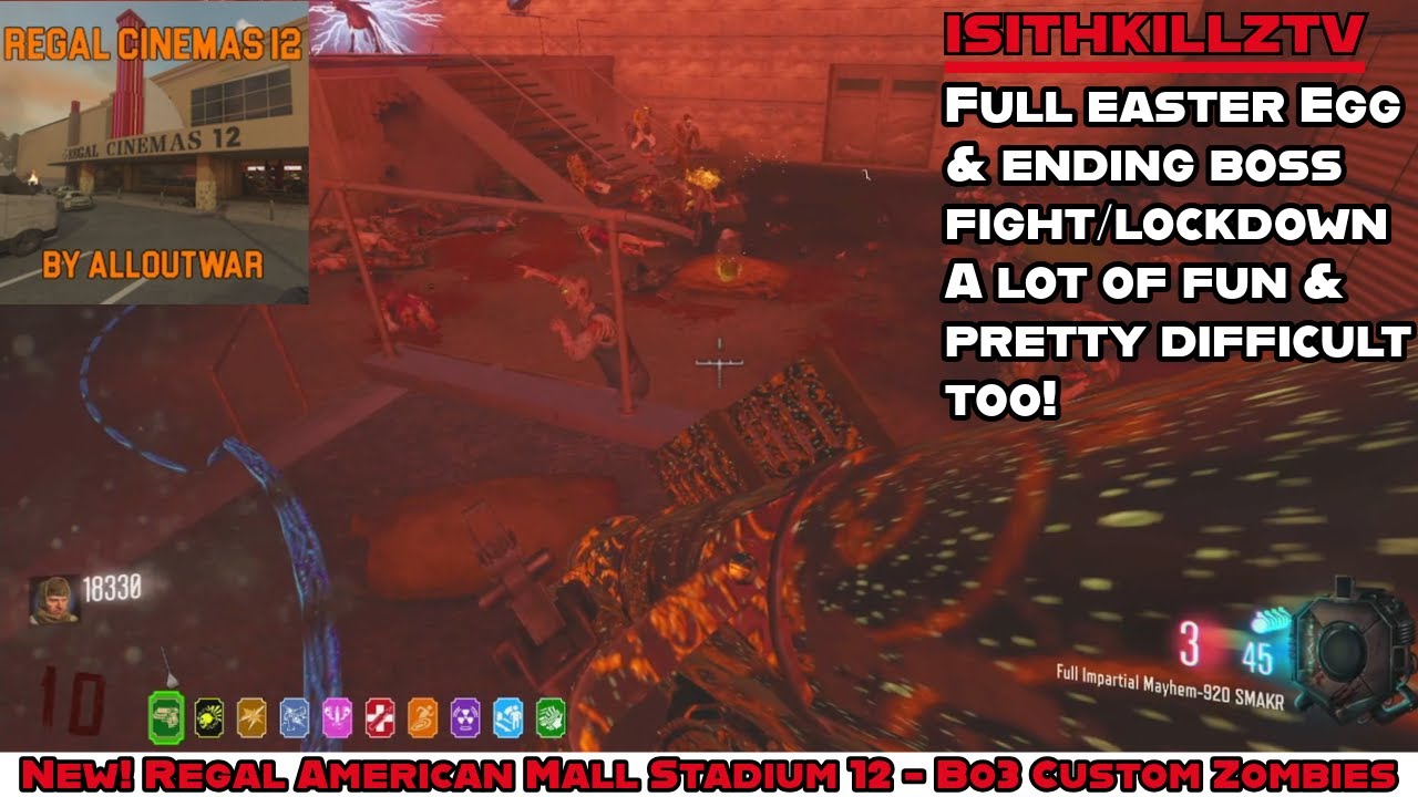 Regal American Mall Stadium 12 full easter egg & boss fight ...