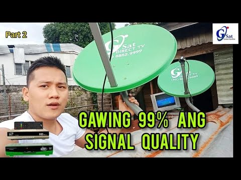 GSAT INSTALLATION / NO SIGNAL QUALITY - YouTube
