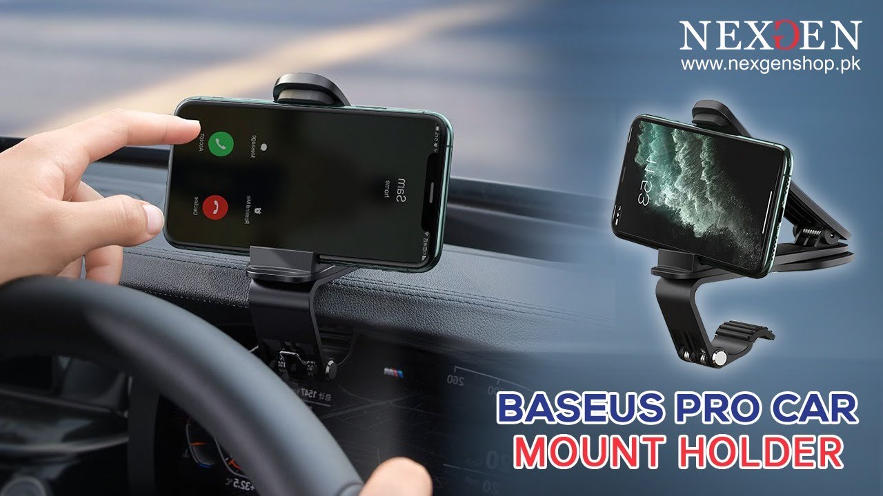 Baseus Big Mouth Pro Car Mount Holder - YouTube