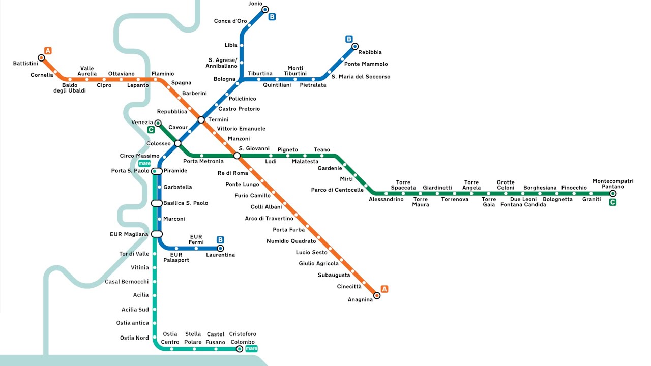 Timelapse metropolitana di Roma (ATAC + COTRAL) - YouTube
