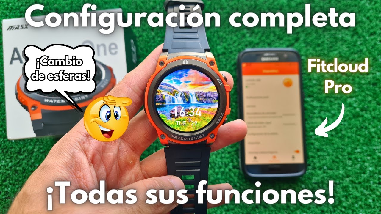 ¿Cómo Configurar tu Smartwatch Aurora Masx One con la APP Fitcloud Pro ...