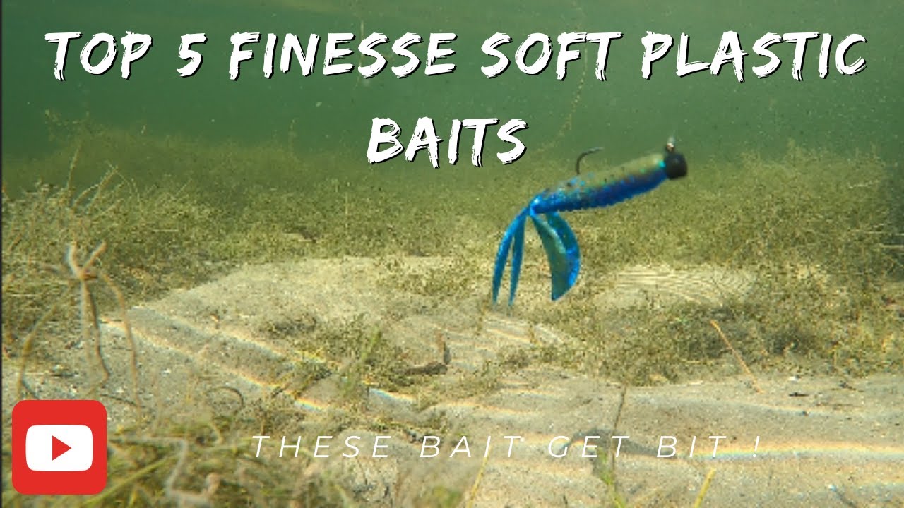 Top 5 best Soft Plastic finesse Bass Fishing lures! - YouTube