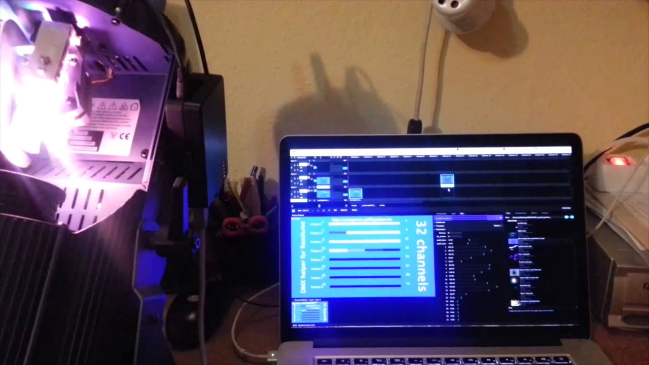 DMXHelper patch example - YouTube
