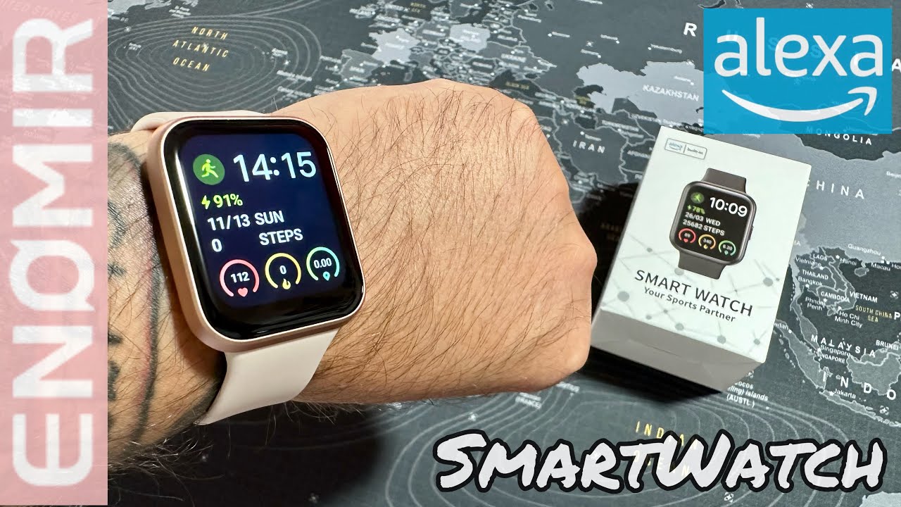 ENOMIR smartwatch JDE208PK - Call and Alexa - YouTube