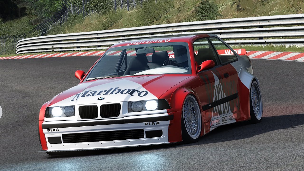 BMW M3 E36 Pandem / Track Day / Nordschleife Assetto Corsa - YouTube