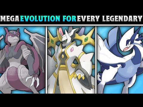 Mega evolution for every Legendary Pokemon|New Mega evolution for all ...