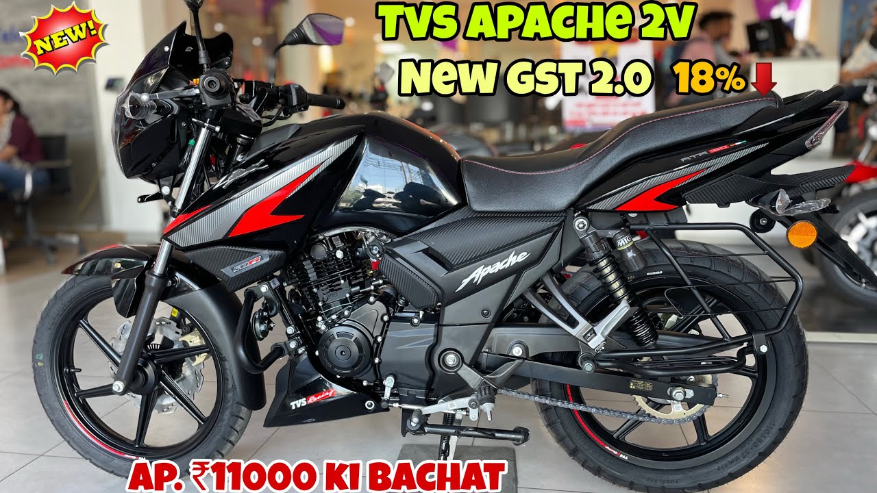 TVS Apache 160 2V 2025 GST 2.0 | Best 160cc Bike? Full Review & Ride ...