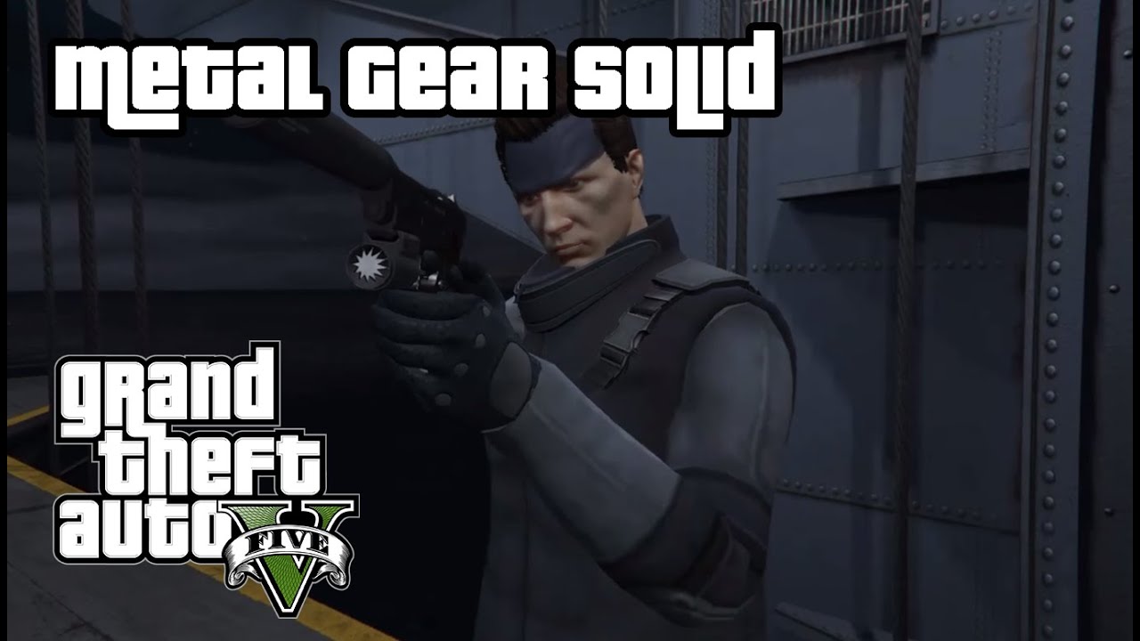 GTA V: Metal Gear Solid [Solid Snake Mod] - YouTube