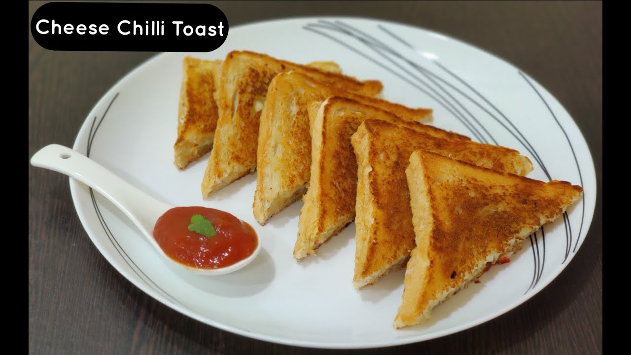 Cheese Chilli Toast / Cheese Chilli Toast Sandwich / Quick & Easy ...