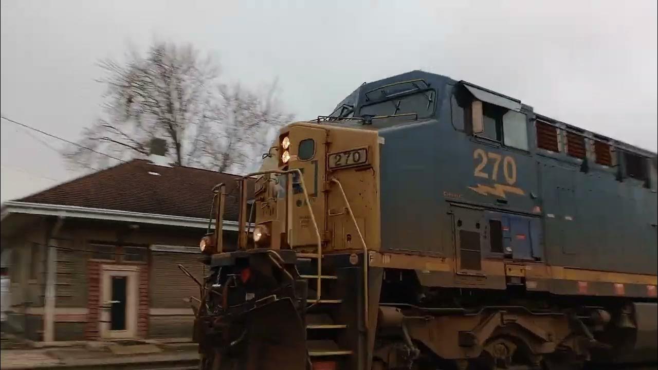 #12/2/23 A CSX #B158 EB Train Empty COKE EXPRESS CSX Coal Leading With CSX Double 2 CSXs 270 855 ...