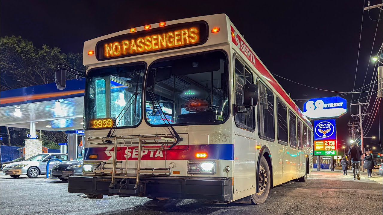 Ex-SEPTA 2004 New Flyer D40LF Hauling Ass - YouTube