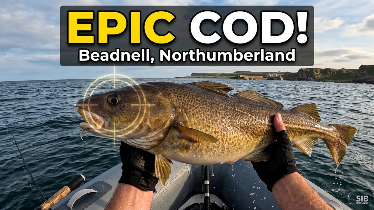 SIB Fishing UK - Epic Cod Fishing in Beadnell, Northumberland! - YouTube