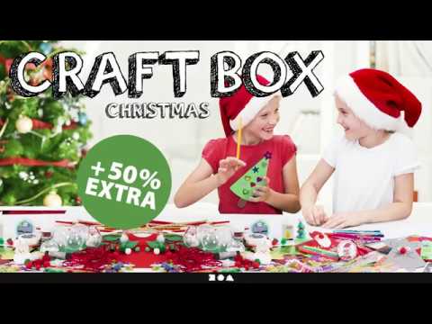 Christmas craft box - unboxing - YouTube