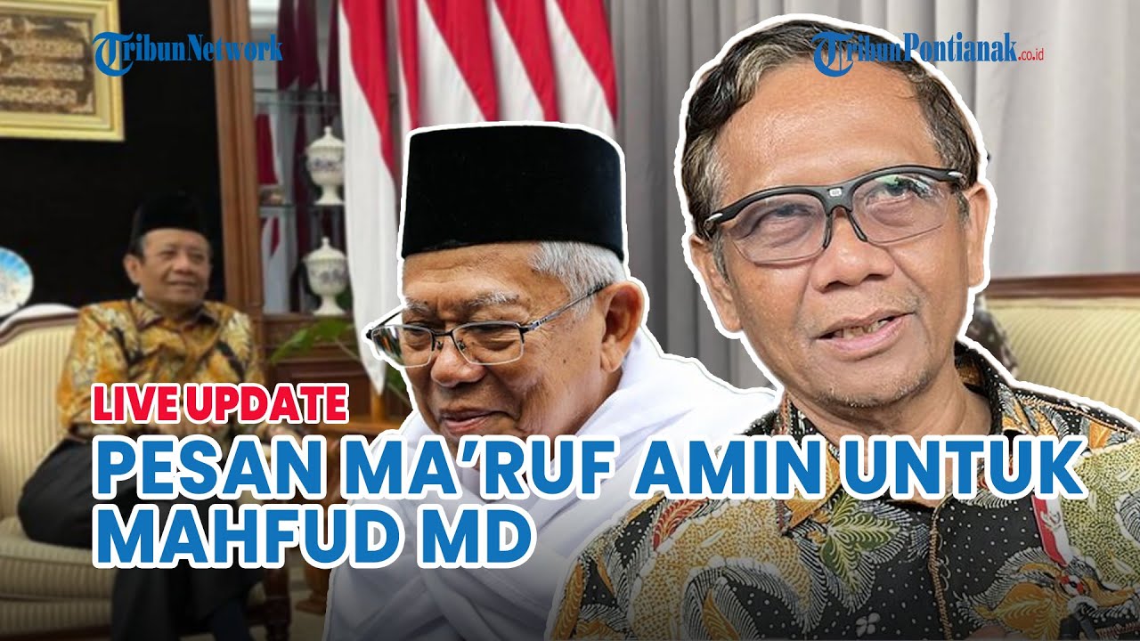 🔵Mahfud MD Ungkap Pesan yang Disampaikan Ma'ruf Amin sebelum Pengumuman ...