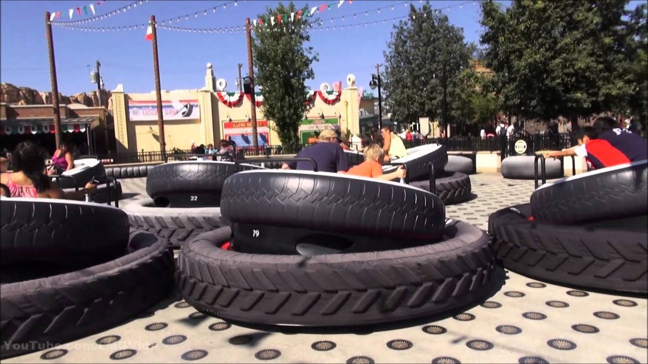 Luigi's Flying Tires (Complete Ride Through & Queue 1080p POV w/ 5.1 ...