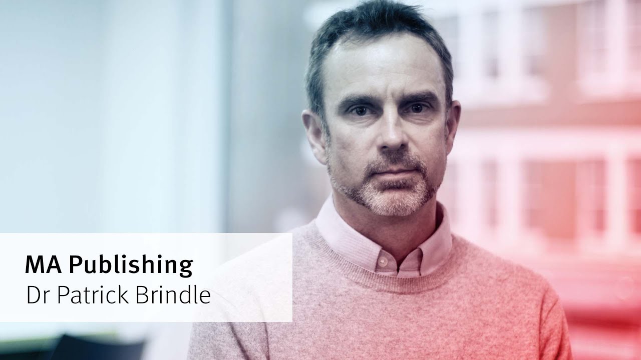 Meet Dr Patrick Brindle, Programme Director of MA Publishing at City ...