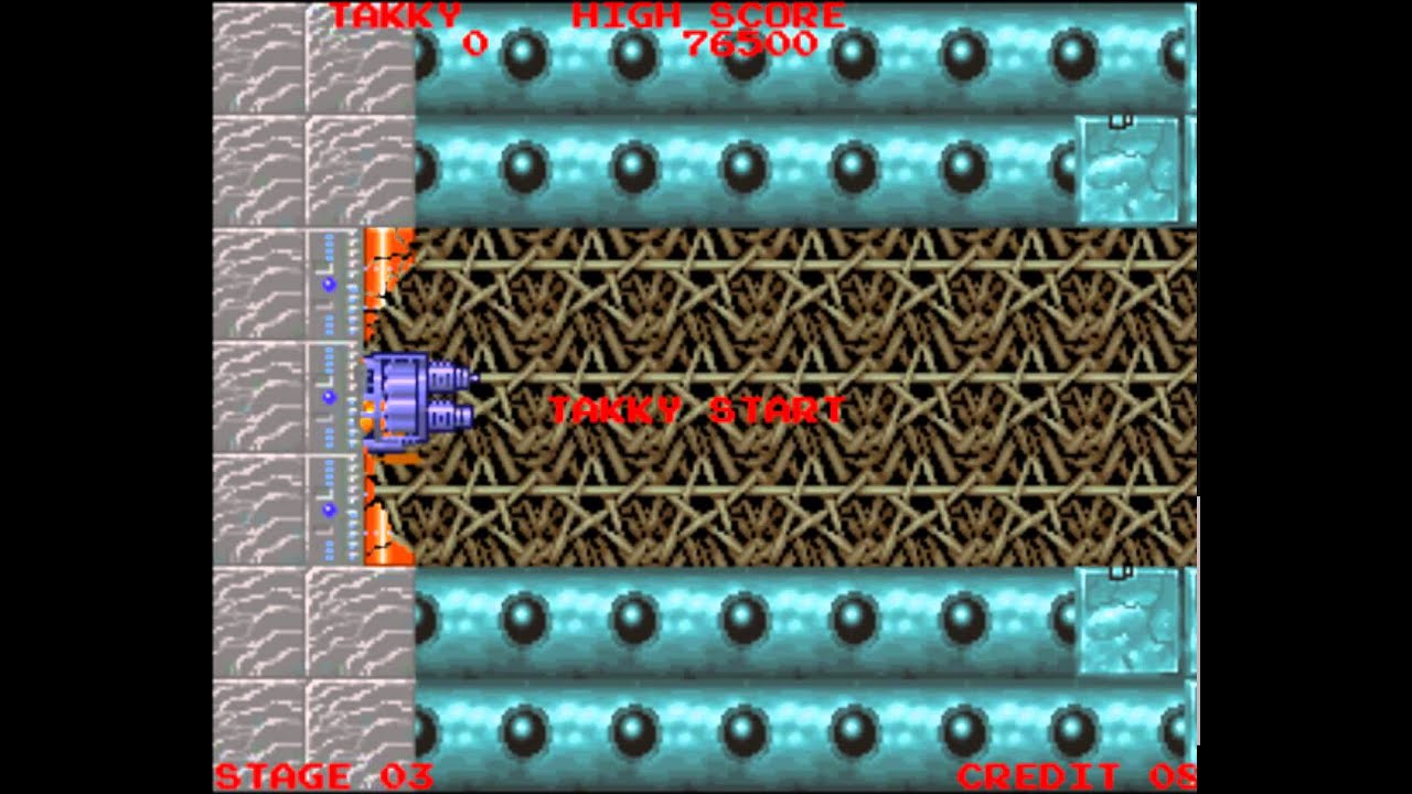 Bakutotsu Kijuutei (Baraduke II) (Arcade) - YouTube
