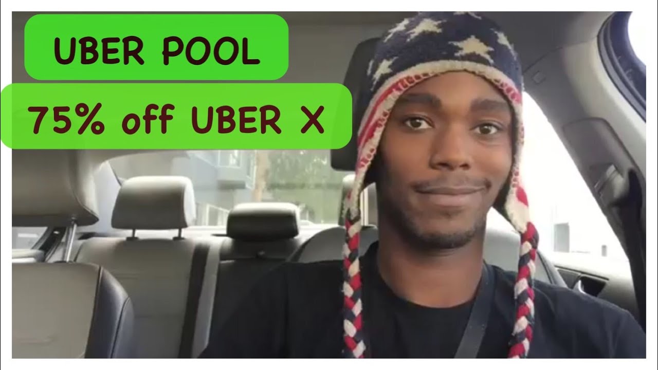 Uber pool update and now rides are up to 75% off uber X - YouTube