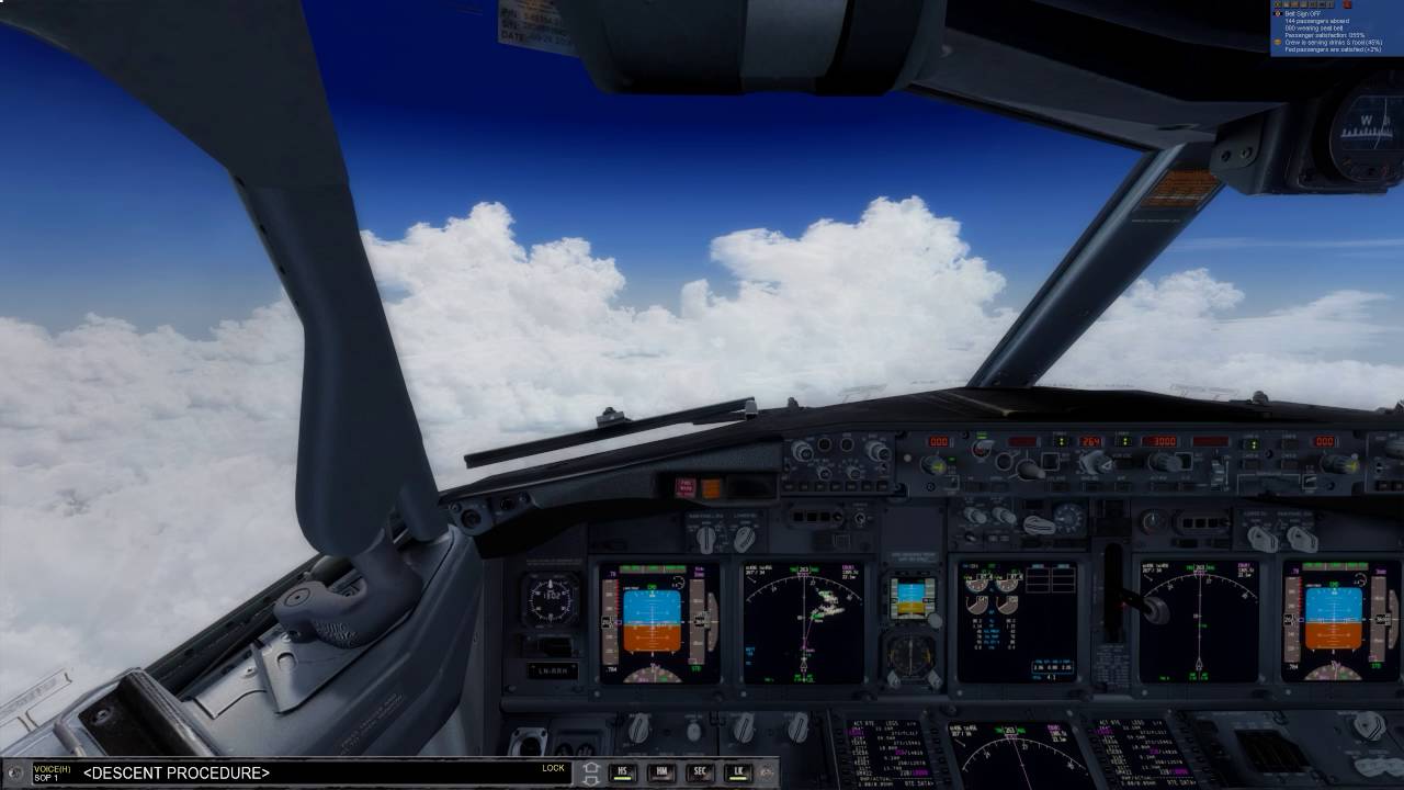 [P3D] - [HD] Approach ENGM realistic graphics Boeing 737-800 WL - YouTube