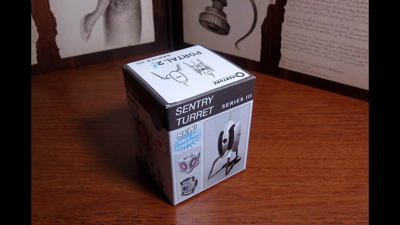 Portal: Sentry Turret [Series 3] Blind Box - YouTube