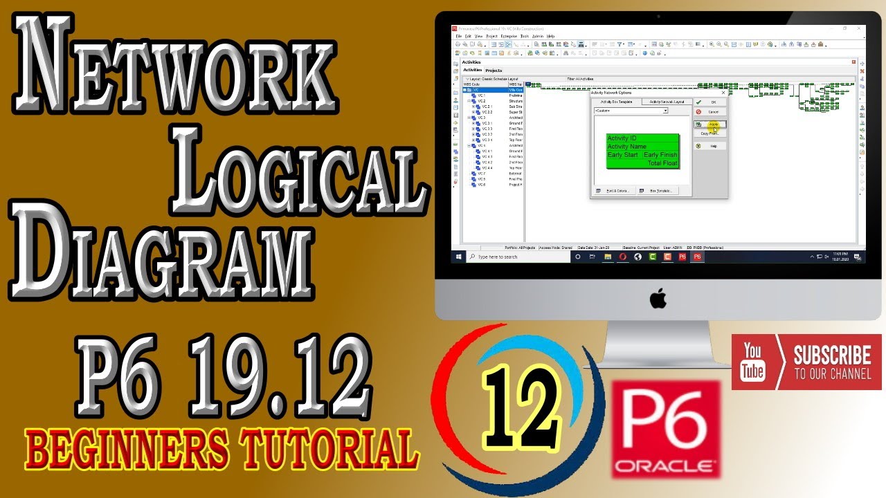 How to Trace Logic Through Activity Network PERT | Primavera P6 | 19.12 ...