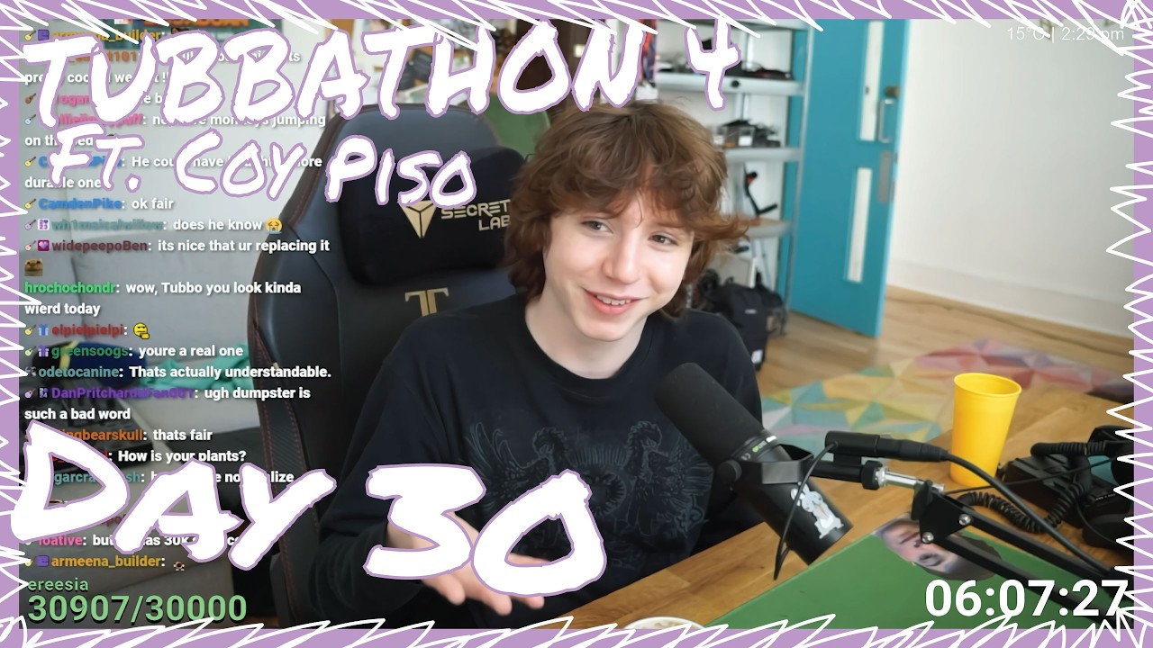 [Day 30] LAST DAY of Coy Piso on the Tubbathon 4! (March 30th, 2025 ...