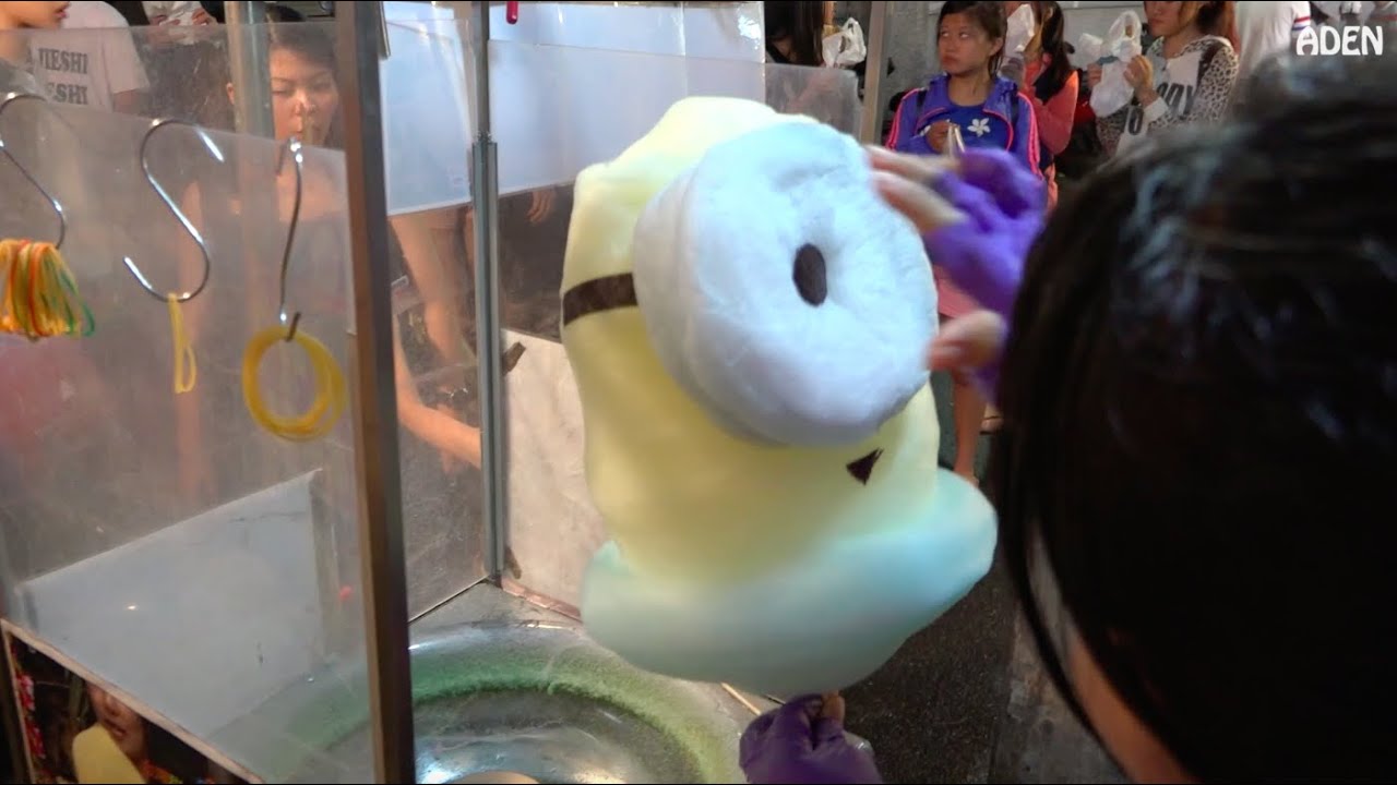 Cotton Candy Art: Minion, Duck, Dog, Rabbit, Angry Bird - YouTube