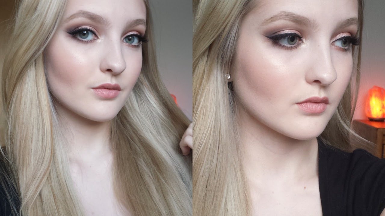 Rose Gold Glam Prom Makeup Tutorial - YouTube