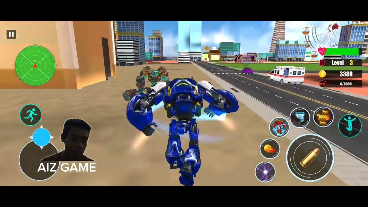 Voltron Bot VS Golem monster , Transformers robot game - YouTube