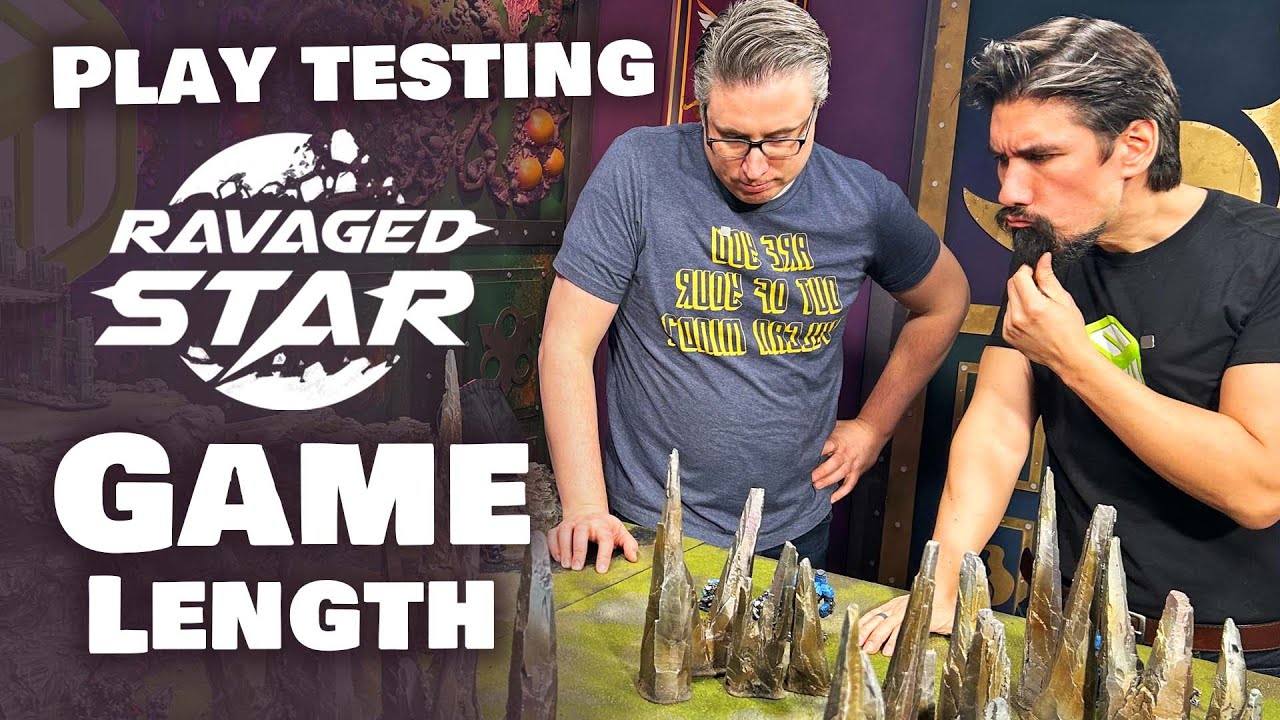 LIVE Ravaged Star - Game Length Play Testing - YouTube