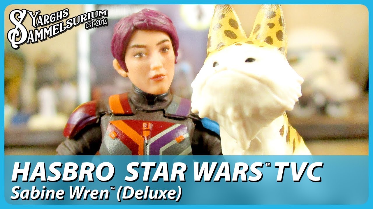 🌌 Review Sabine Wren + Loth-Cat Deluxe - HASBRO Star Wars TVC - Vintage ...