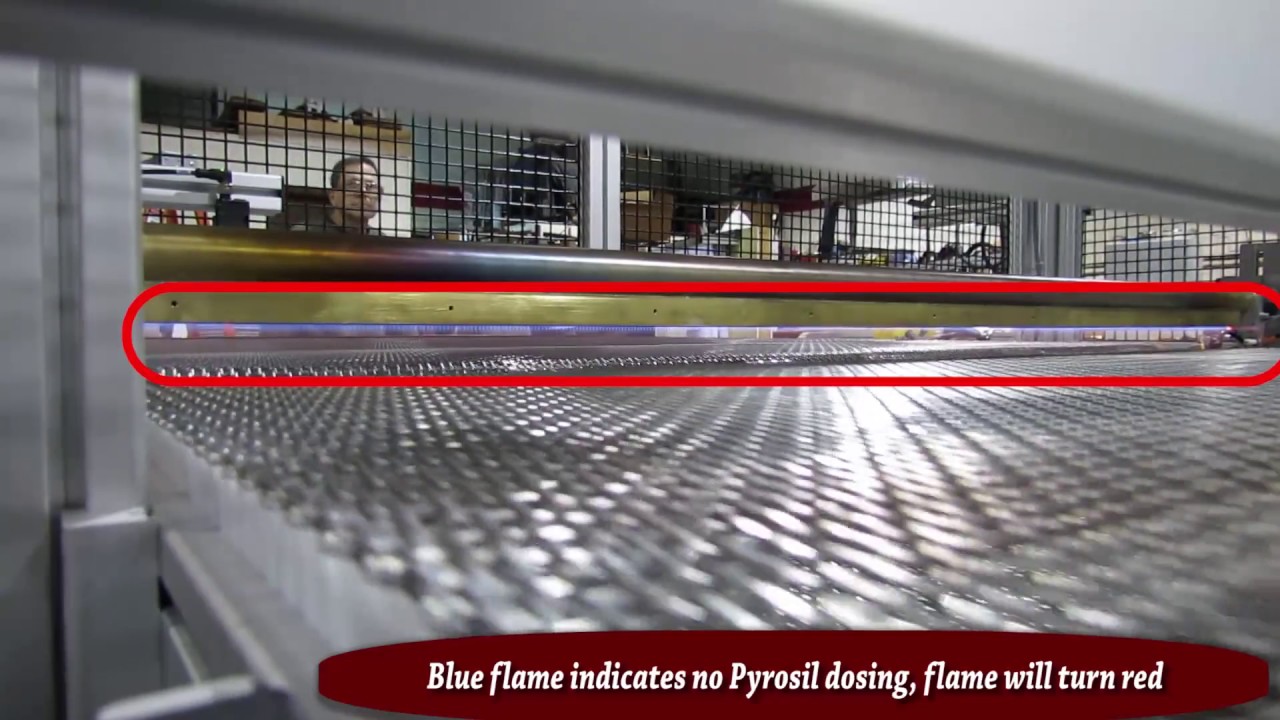 Pyrosil Silane Sheet Flame Treater - YouTube
