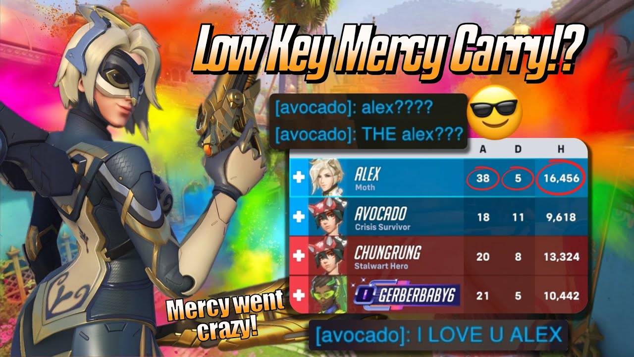 Low Key Mercy Carry!? 😎 - Mercy Gameplay & Commentary - Overwatch 2 ...