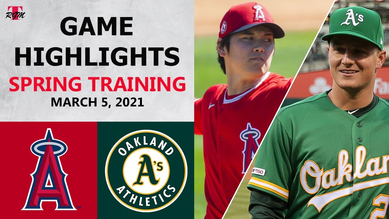 Los Angeles Angels vs. Oakland Athletics Highlights | March 5, 2021 ...