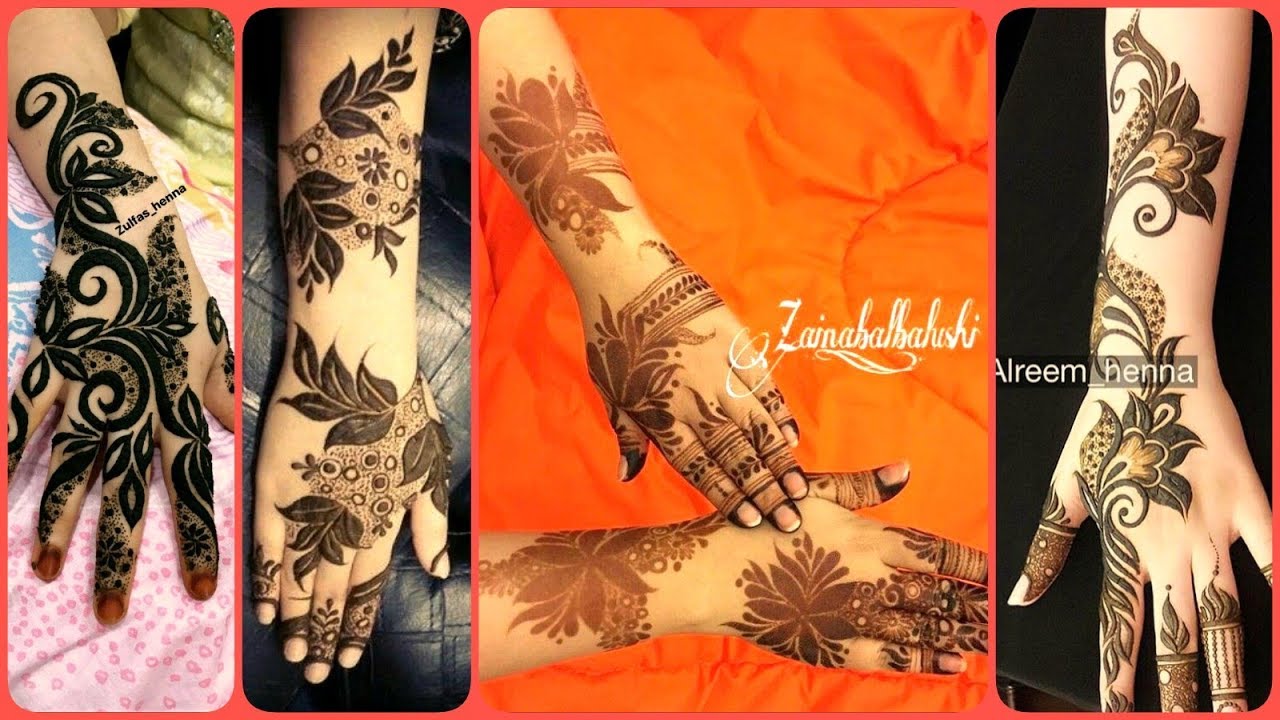Leaf Mehndi Design/Simple Stylish Arabic Mehndi Designs collection 2019 ...