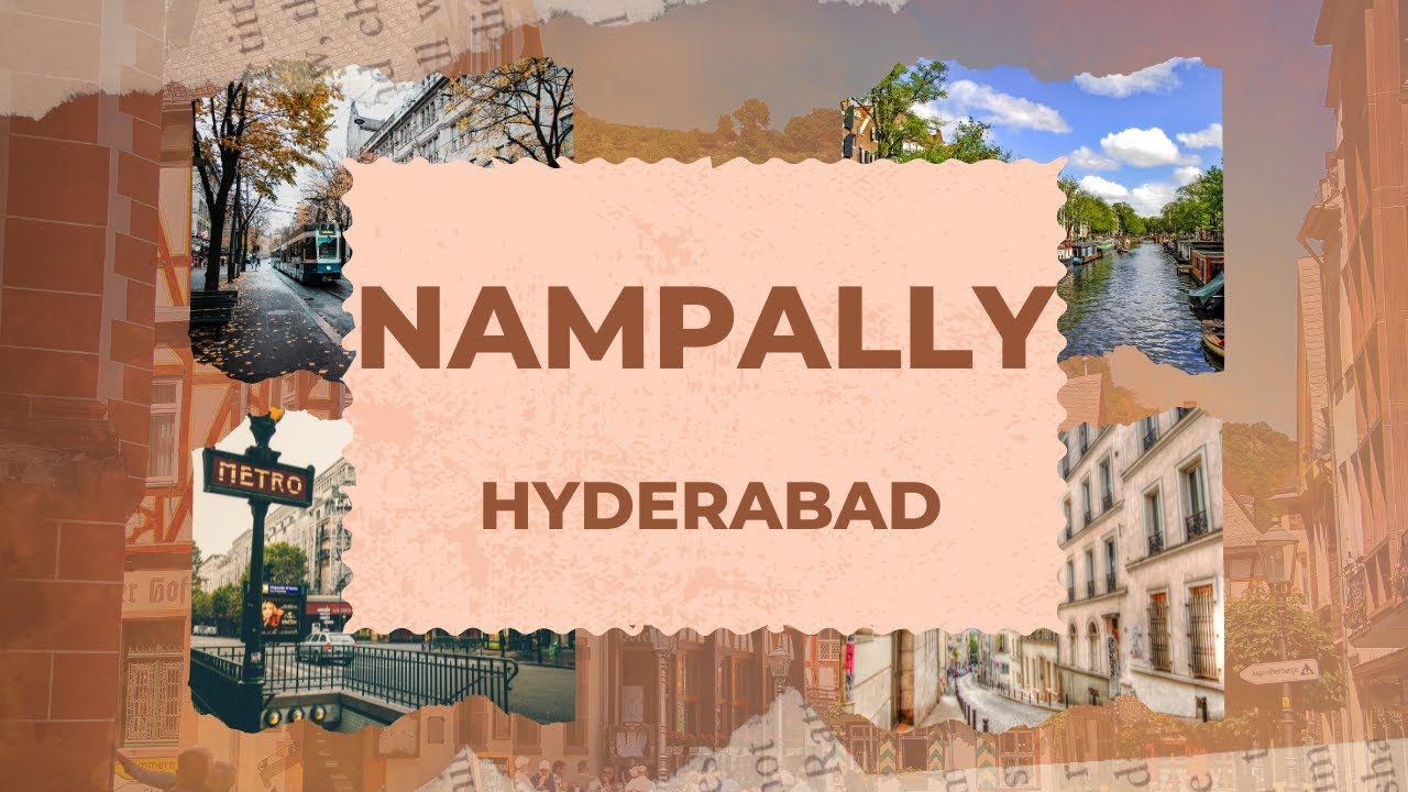 Walking at Hyderabad Nampally //Nampally area in Hyderabad walking tour ...