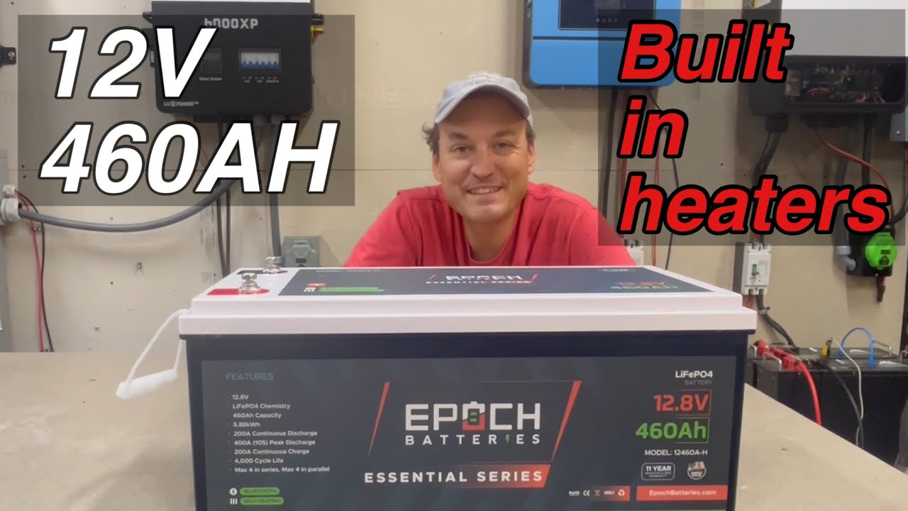 Epoch Essential heated 12v 460Ah battery review and tear down - YouTube