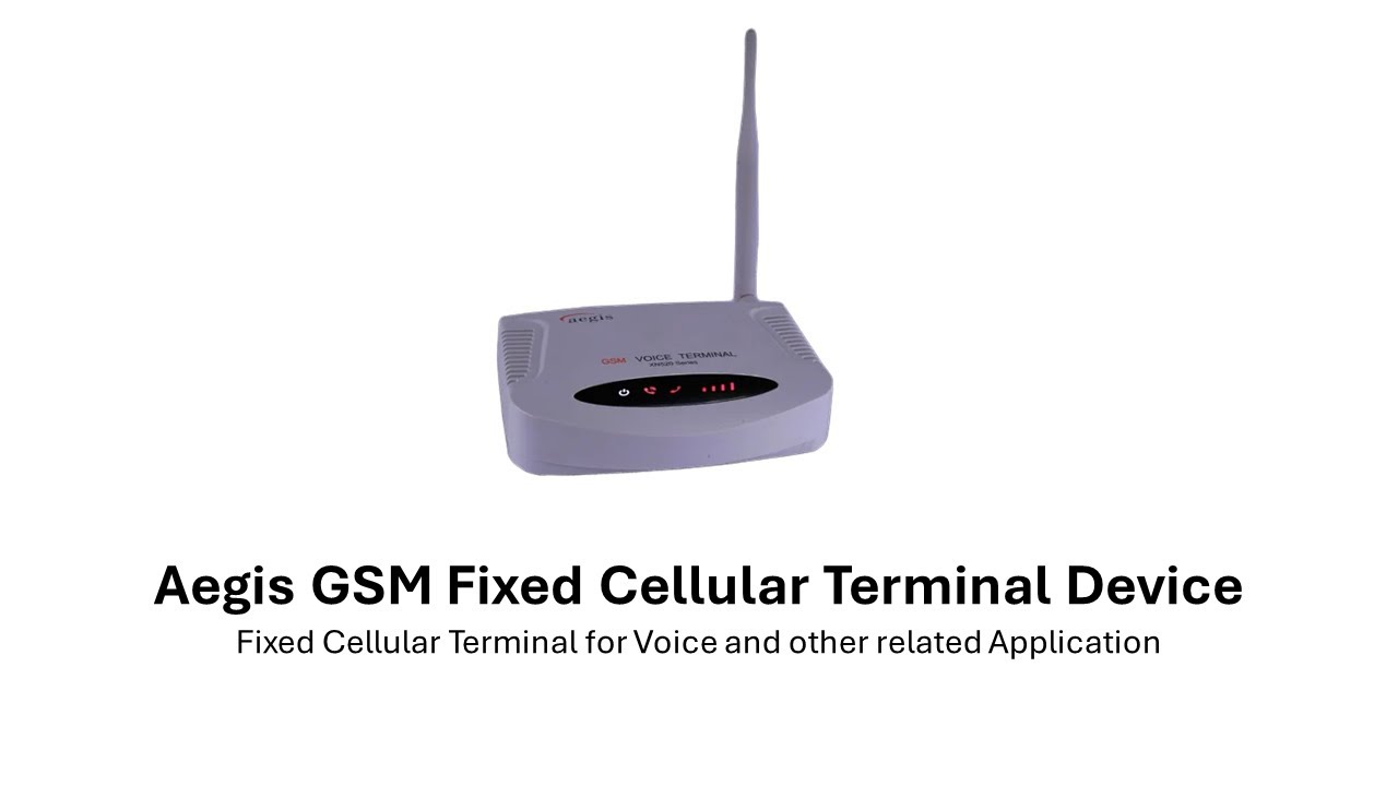Aegis Basic GSM FCT Device - Fixed Cellular Terminal - YouTube