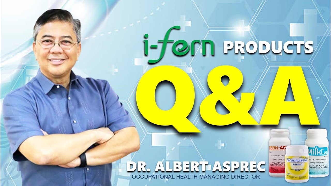 i-FERN Products Q & A I Dr Albert Asprec - YouTube