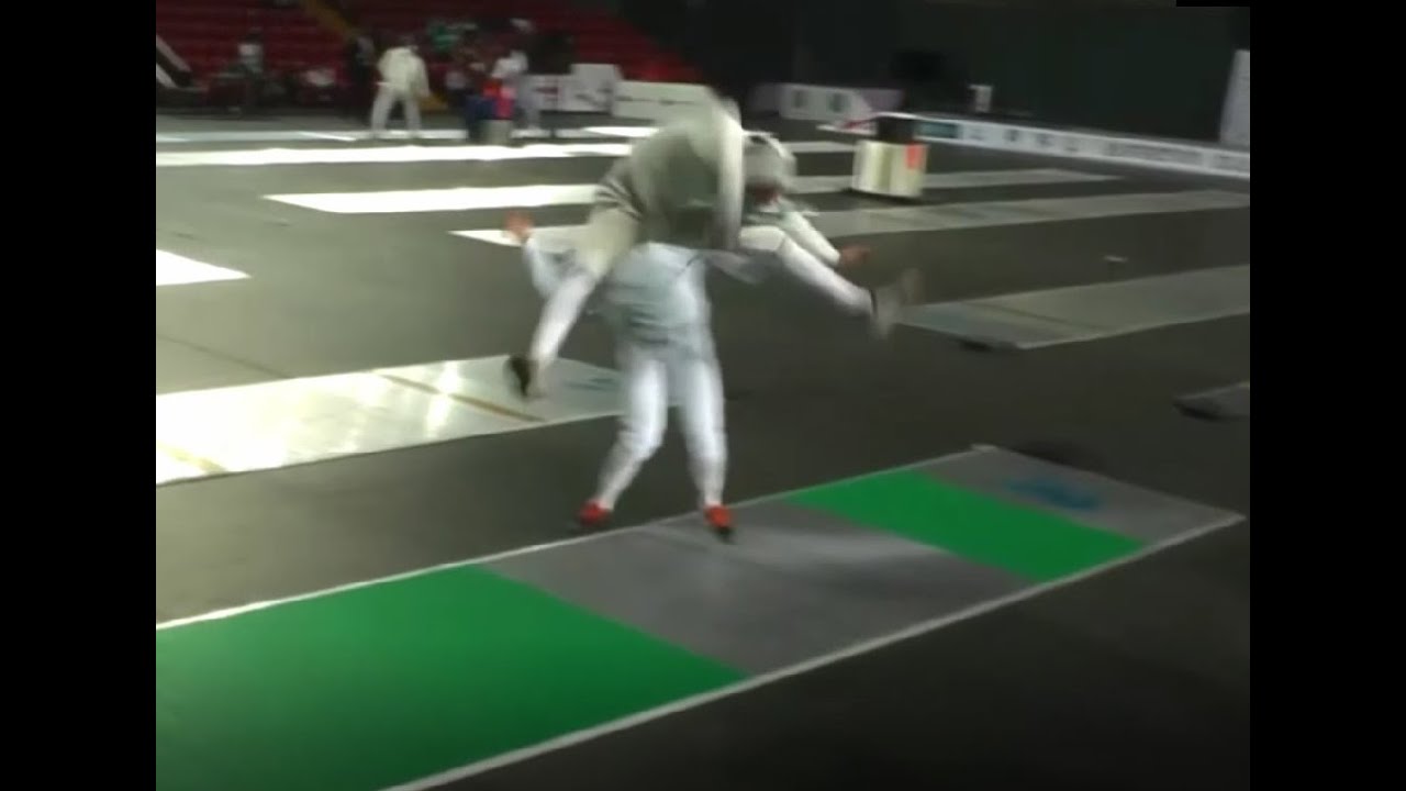 Under the feet hit by Mohamed Elsayed at Tbilisi Epee World Cup 2022 ...