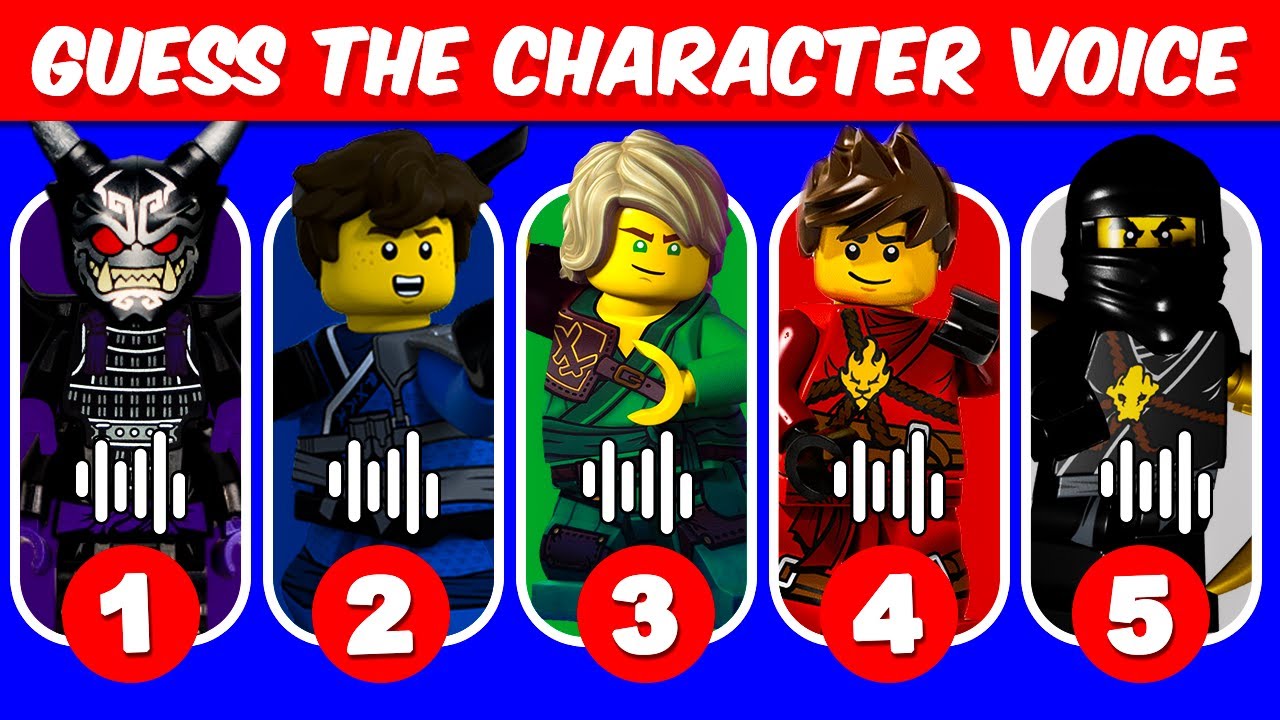 NINJAGO Guess the Voice Quiz | Guess the Character Voices Challenge ...