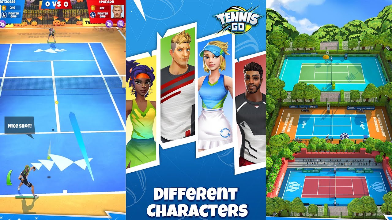 Tennis GO : World Tour 3D Gameplay - YouTube