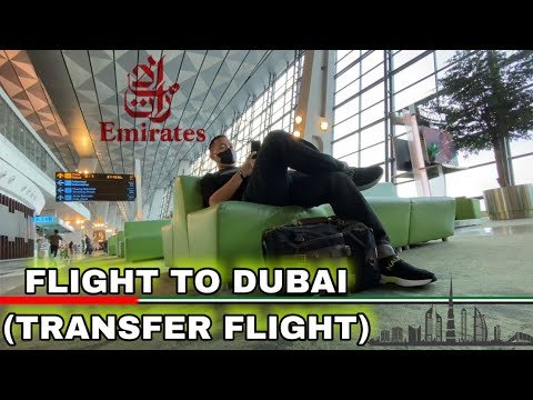 FLIGHT TO DUBAI (TRANSFER FLIGHT TO MIAMI) EMIRATES AIRLINES - YouTube